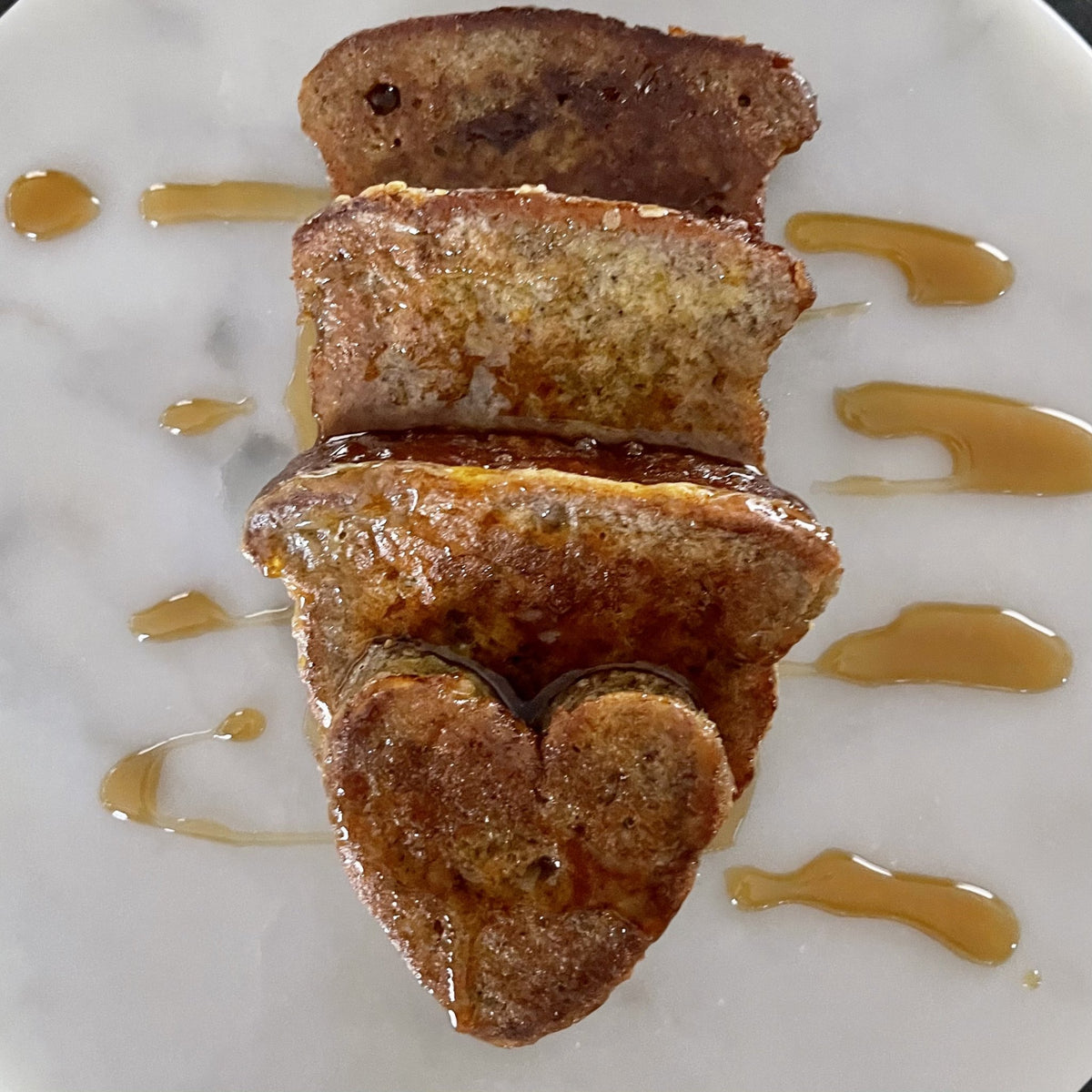 Valentine's Day Banana Bread French Toast Recipe ...